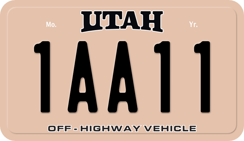 Utah Now Requires Off Road License Plates: What This Means ...